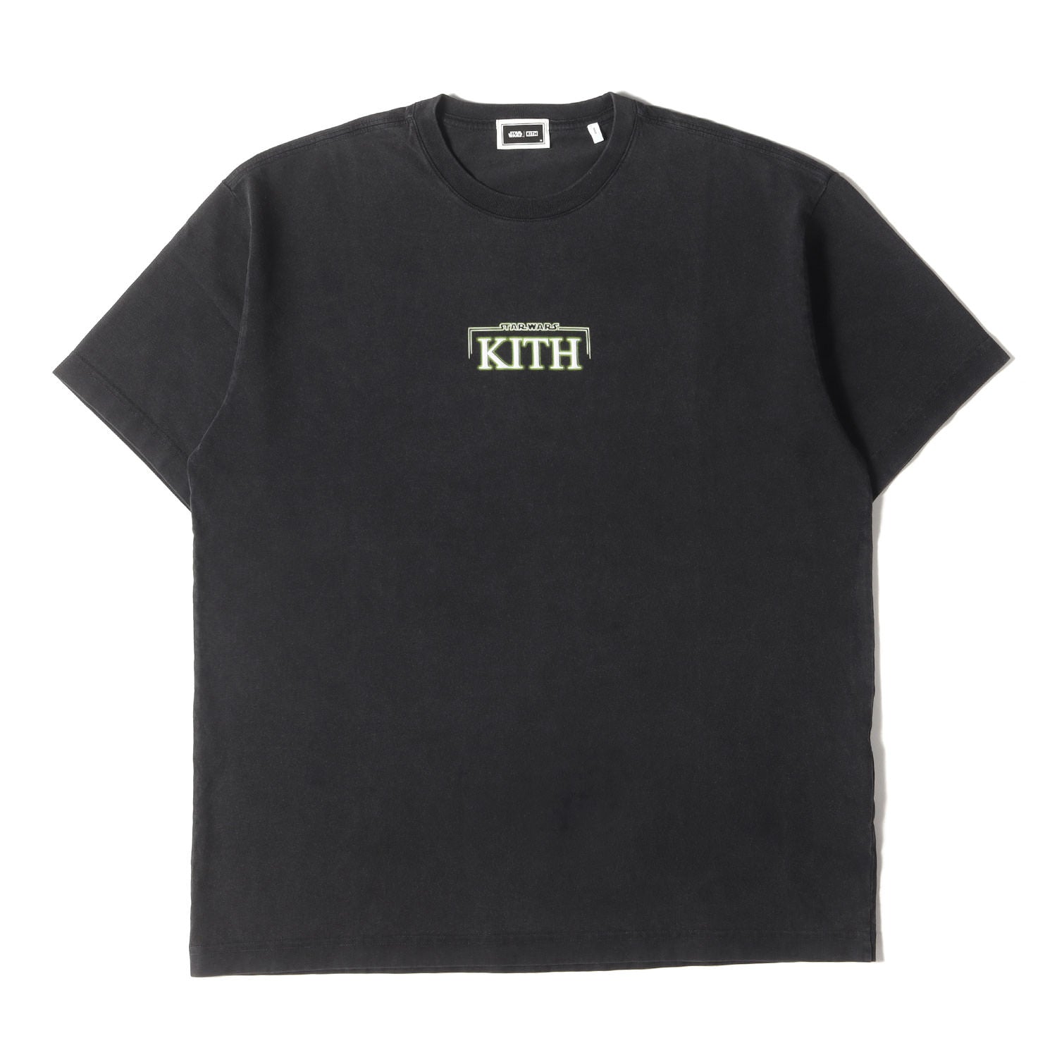 KITH NYC (キス ニューヨークシティー) 23SS ×STAR WARS ヴィンテージ加工 タイトルロゴ Tシャツ(Green Glow Vintage Tee) - ブランド古着の ...