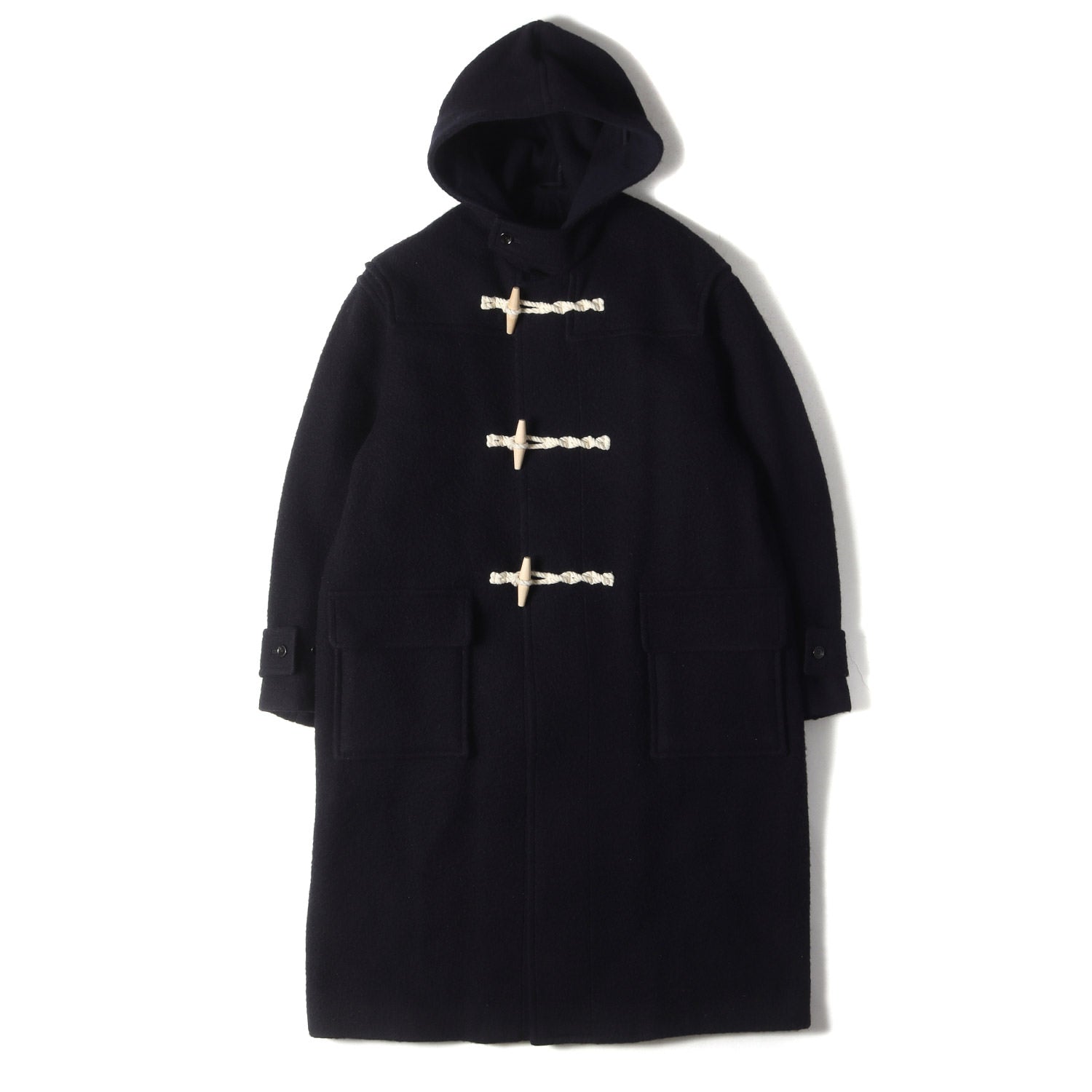 BLURHMS (ブラームス) 21AW ウール メルトン ダッフルコート (Wool Melton Duffle Coat ROOTS21F1) - ブランド古着の通販・買取 ...