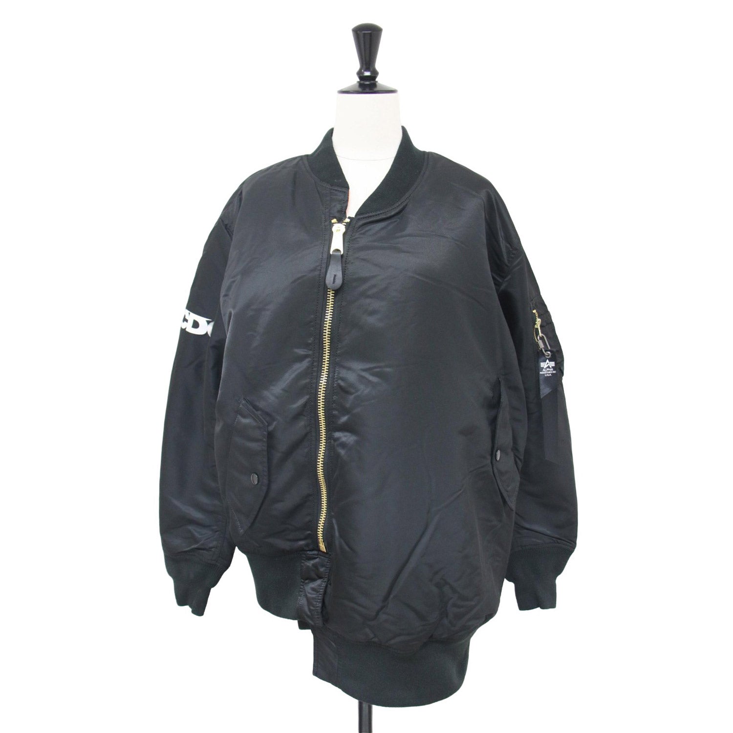 COMME des GARCONS (コムデギャルソン) CDG ×フライトジャケット SZ-J017 / ALPHA BIAS MA-1 JACKET ボンバージャケット ロゴ ...