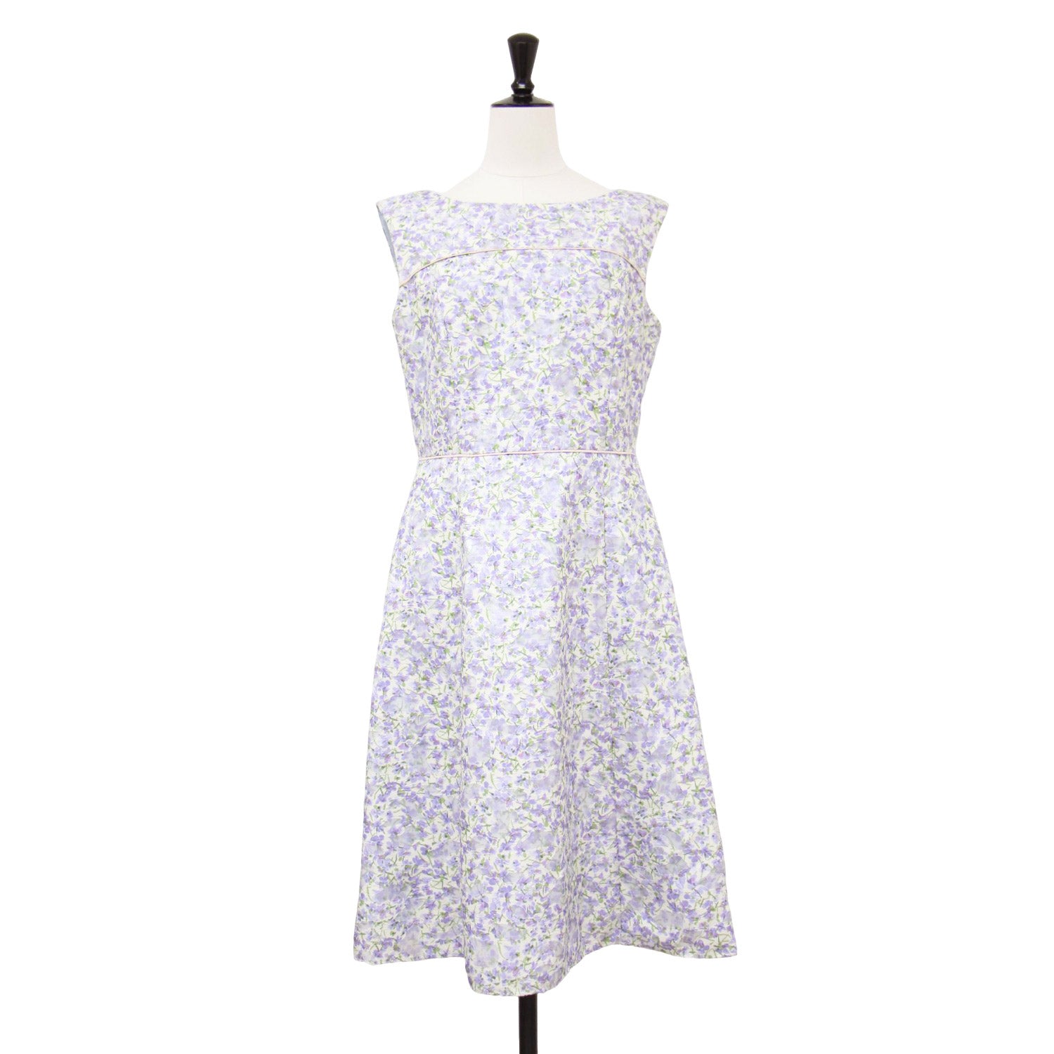 TOCCA (トッカ) フルーレット ワンピース / FLEURETTE ドレス ミディ丈 ノースリーブ ジャガード フラワー 小花柄 ウォッシャブル - ブランド古着の通販・買取 ...