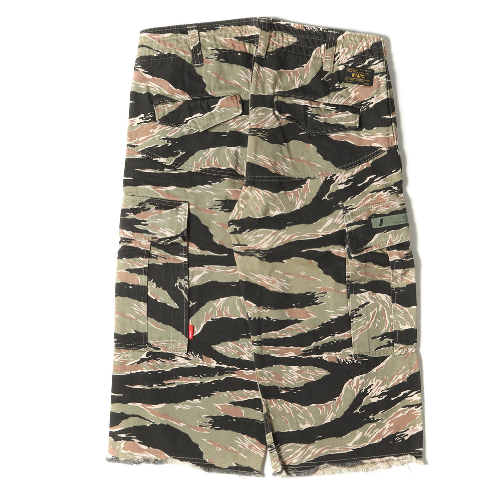 WACKO MARIA (ワコマリア) 12SS タイガーカモ ジャングル チョップド ミリタリー カーゴショーツ(JUNGLE ...