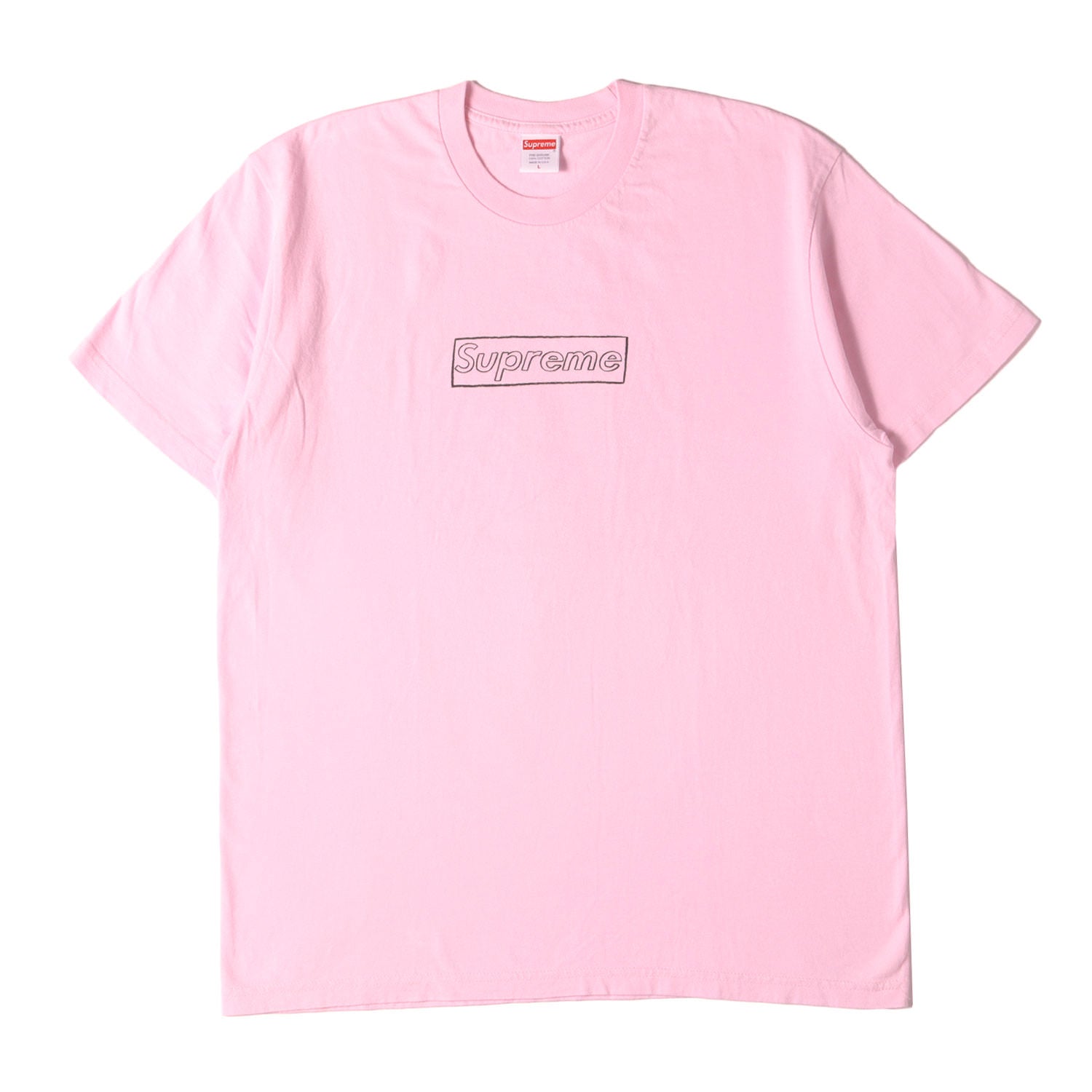 Supreme (シュプリーム) 21SS ×KAWS チョークBOXロゴ Tシャツ(Chalk Box Logo Tee) - ブランド古着 ...
