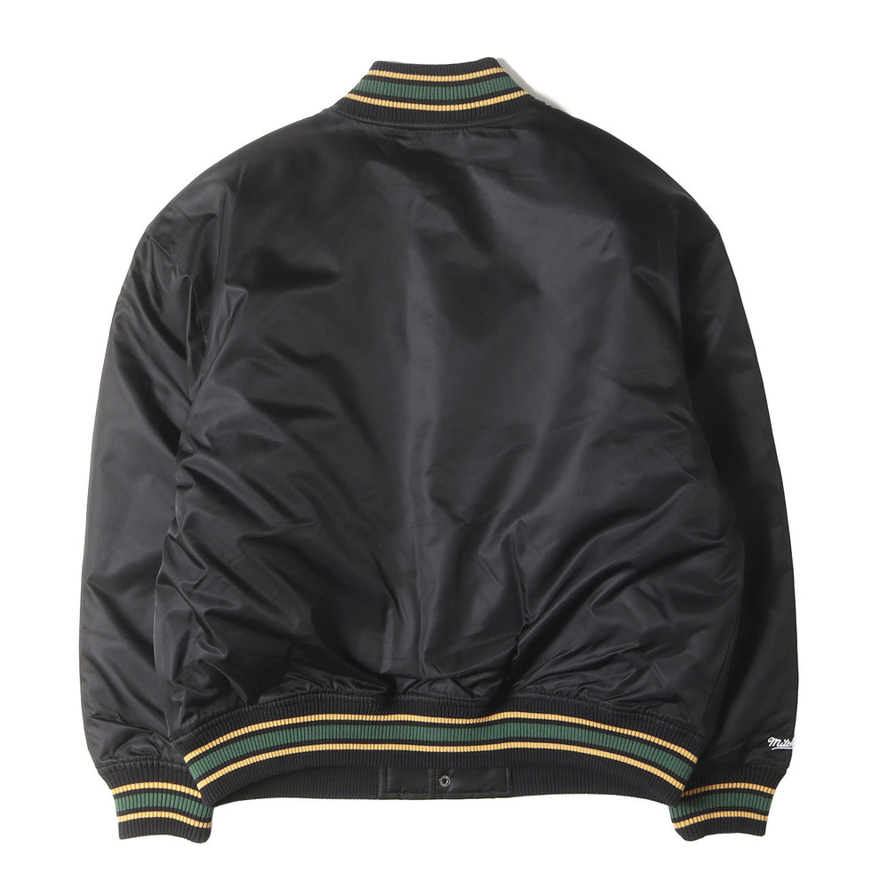 25SS ×Mitchell & Ness サテン バーシティジャケット / スタジャン(Camo Logo Varsity Jacket) - ブランド古着の通販・買取 | BEEGLE ...