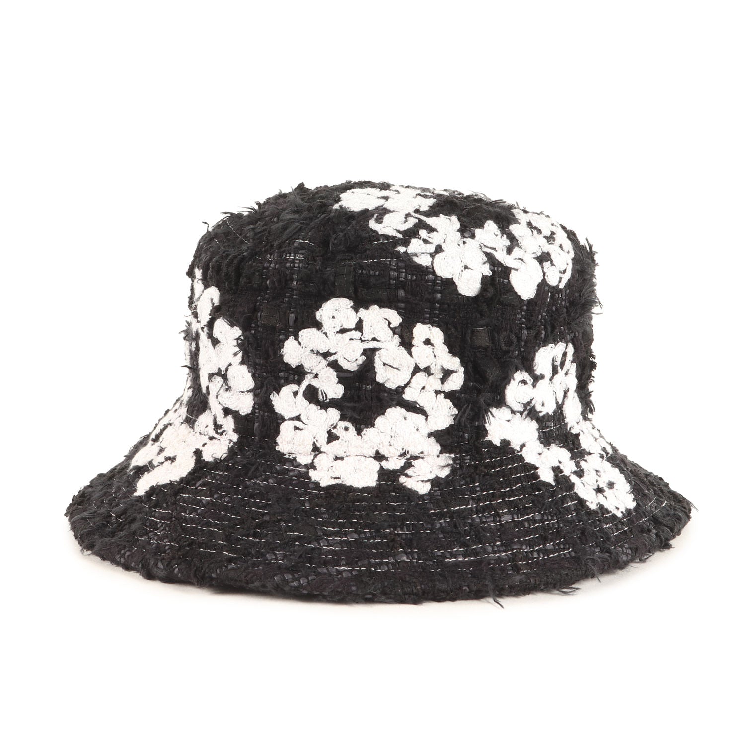 23SS ×DENIM TEARS フラワー刺繍 ツイード バケットハット(TWEED BUCKET HAT) - ブランド古着の通販・買取 ...