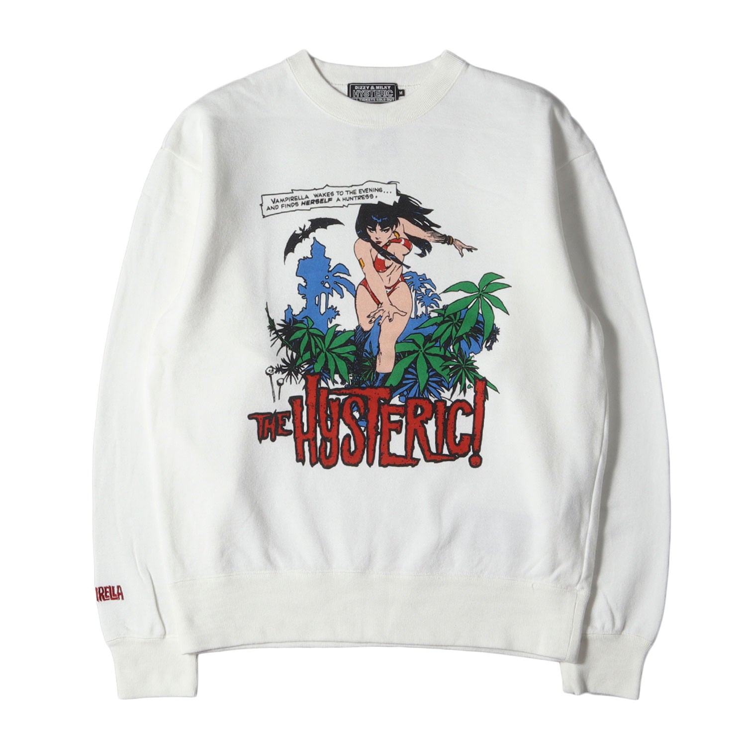 HYSTERIC GLAMOUR (ヒステリックグラマー) 22AW × VAMPIRELLA Jose Gonzalez グラフィック ロゴ ...