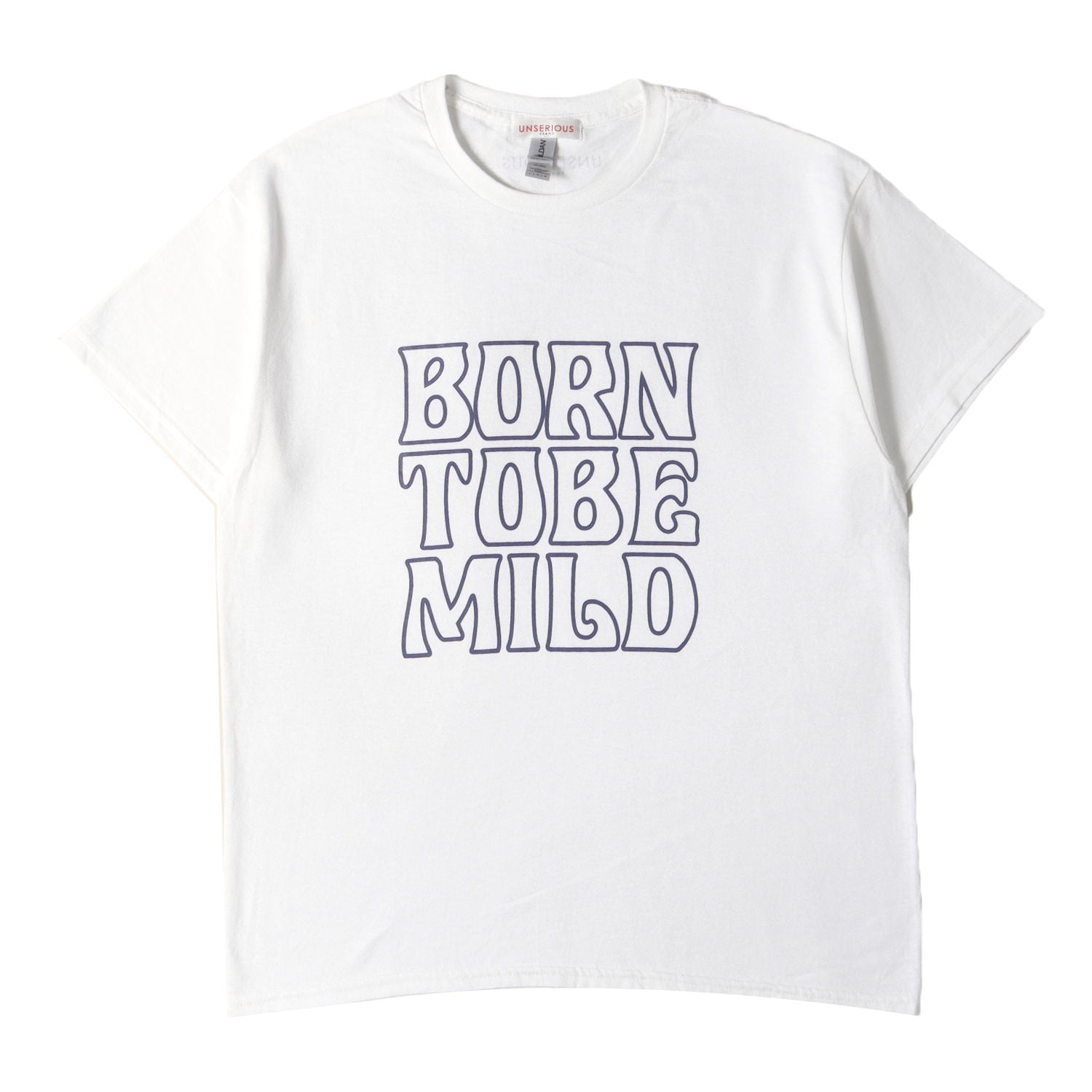 UNSERIOUS (アンシリアス) 24SS グラフィック ロゴ Tシャツ (Born To Be Mild T) - ブランド古着の通販 ...