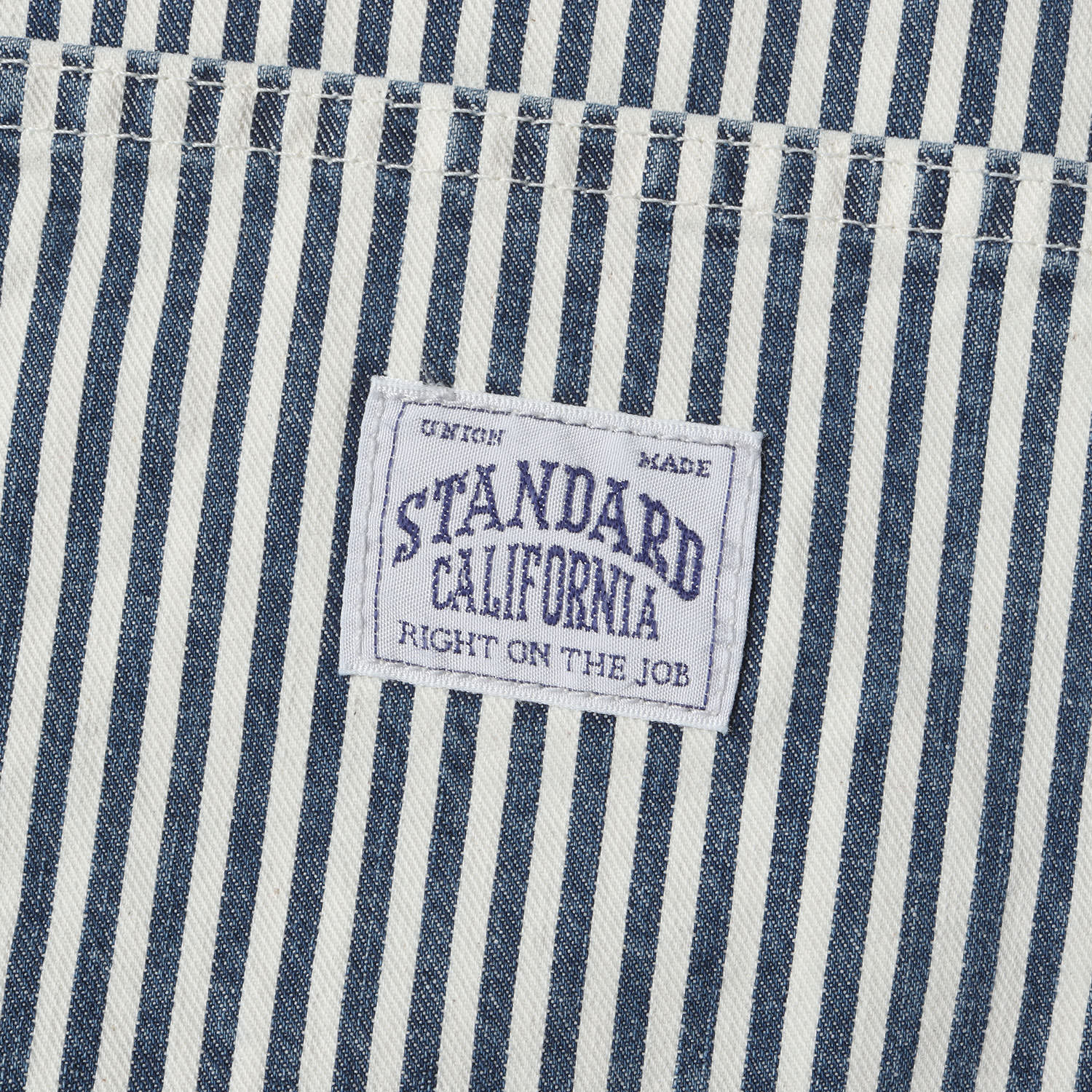 STANDARD CALIFORNIA (スタンダードカリフォルニア) ヴィンテージ加工 ヒッコリーストライプ ペインターパンツ(SD ...