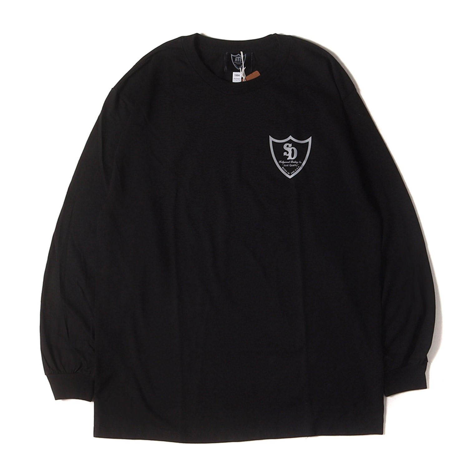 STANDARD CALIFORNIA (スタンダードカリフォルニア) 24AW × HTC スタッズ シールドロゴ ロングスリーブ Tシャツ ...