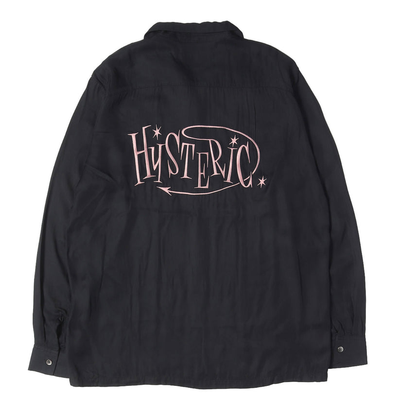 HYSTERIC GLAMOUR (ヒステリックグラマー) 24AW 50’S MODERN刺繍 オープンカラー シャツ - ブランド古着の ...