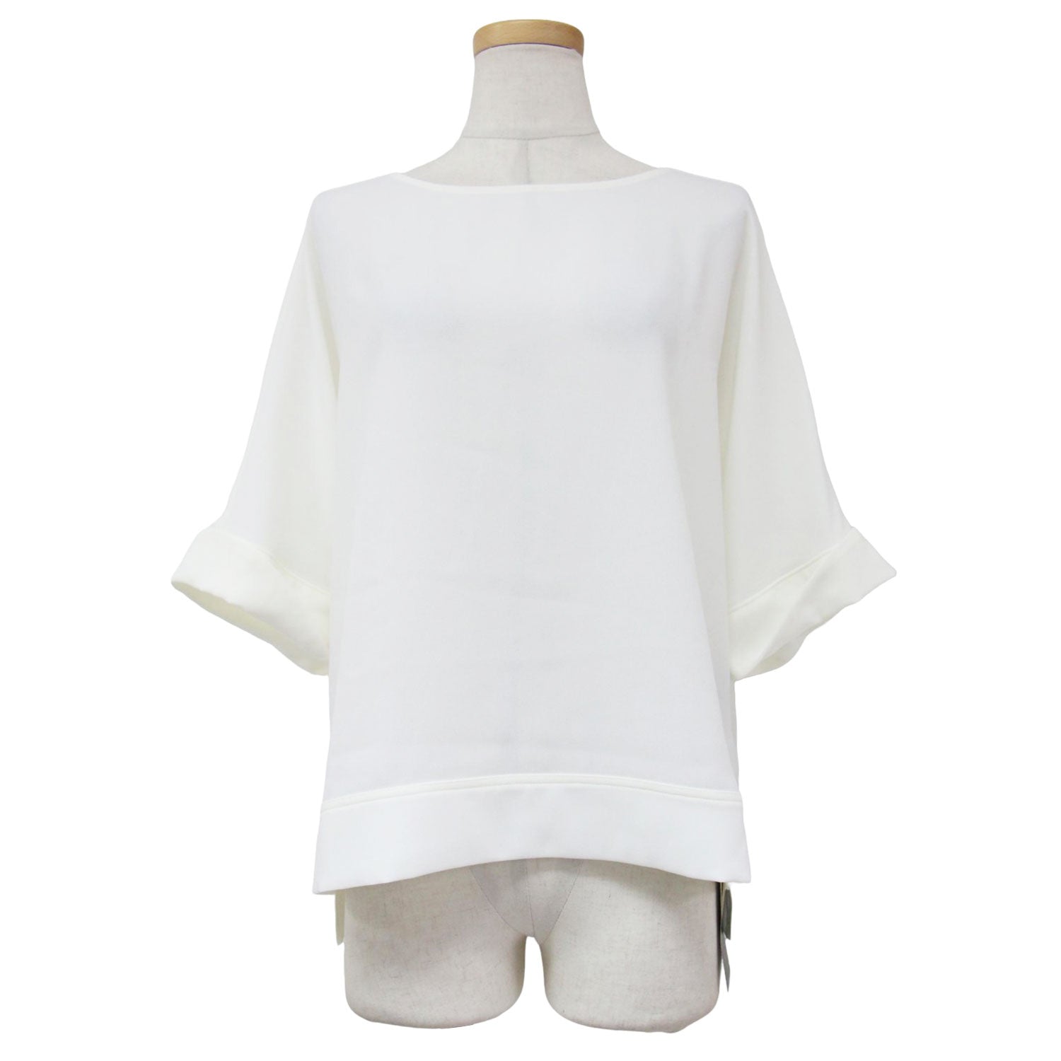 COUP DE CHANCE (クード シャンス) ボートネック ドルマンスリーブ ブラウス / プルオーバー 半袖 五分袖 - ブランド古着 ...