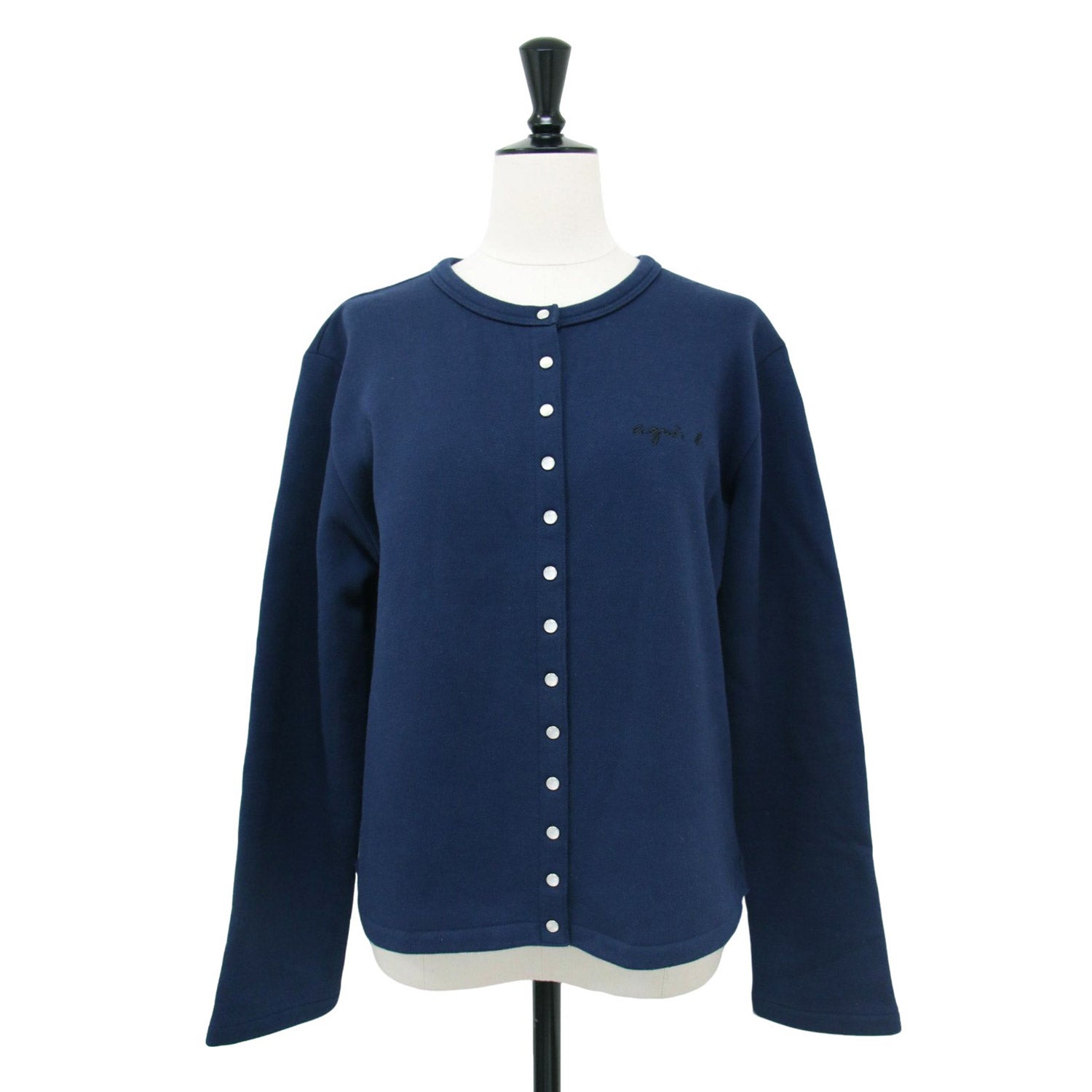 agnes b. (アニエスベー) × ADAM ET ROPE 別注 カーディガン プレッション / CARDIGAN PRESSIONS ...