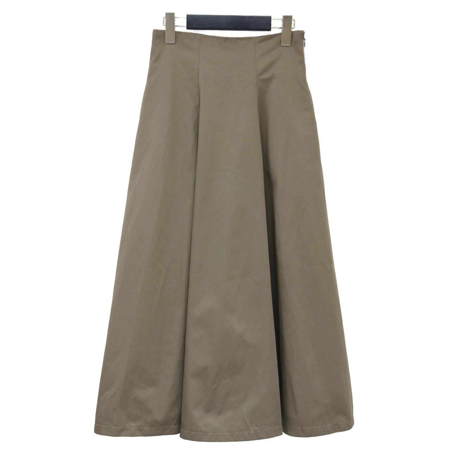 SHENERY (シーナリー) ハイウエスト フレア スカート / ロング丈 ツイル素材 コットン - ブランド古着の通販・買取 ...