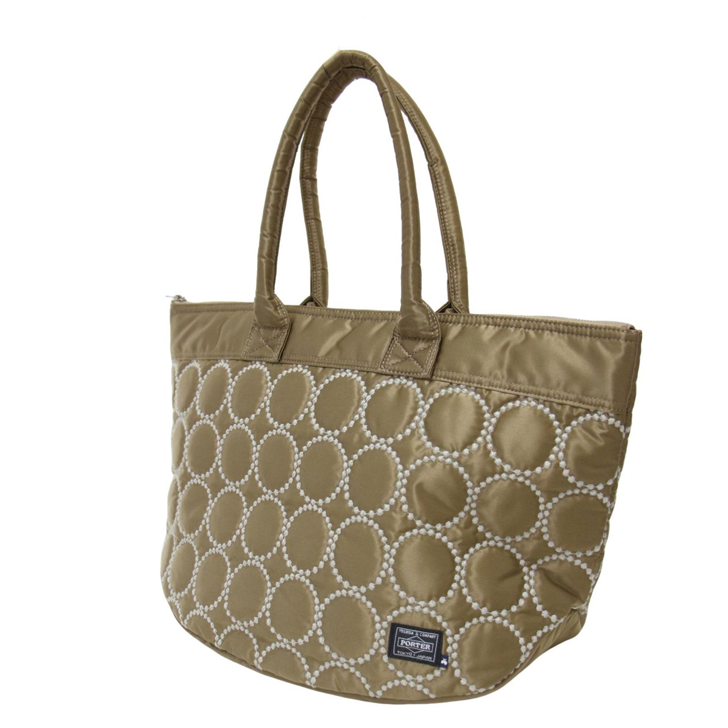 × PORTER 24春夏 タンバリン トートバッグ / tambourine TOTE BAG ハンドバッグ 肩掛け 刺繍 キルティング ...
